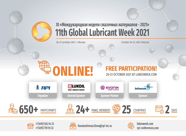 GLOBAL LUBRICANT WEEK 2021 - Lube Media